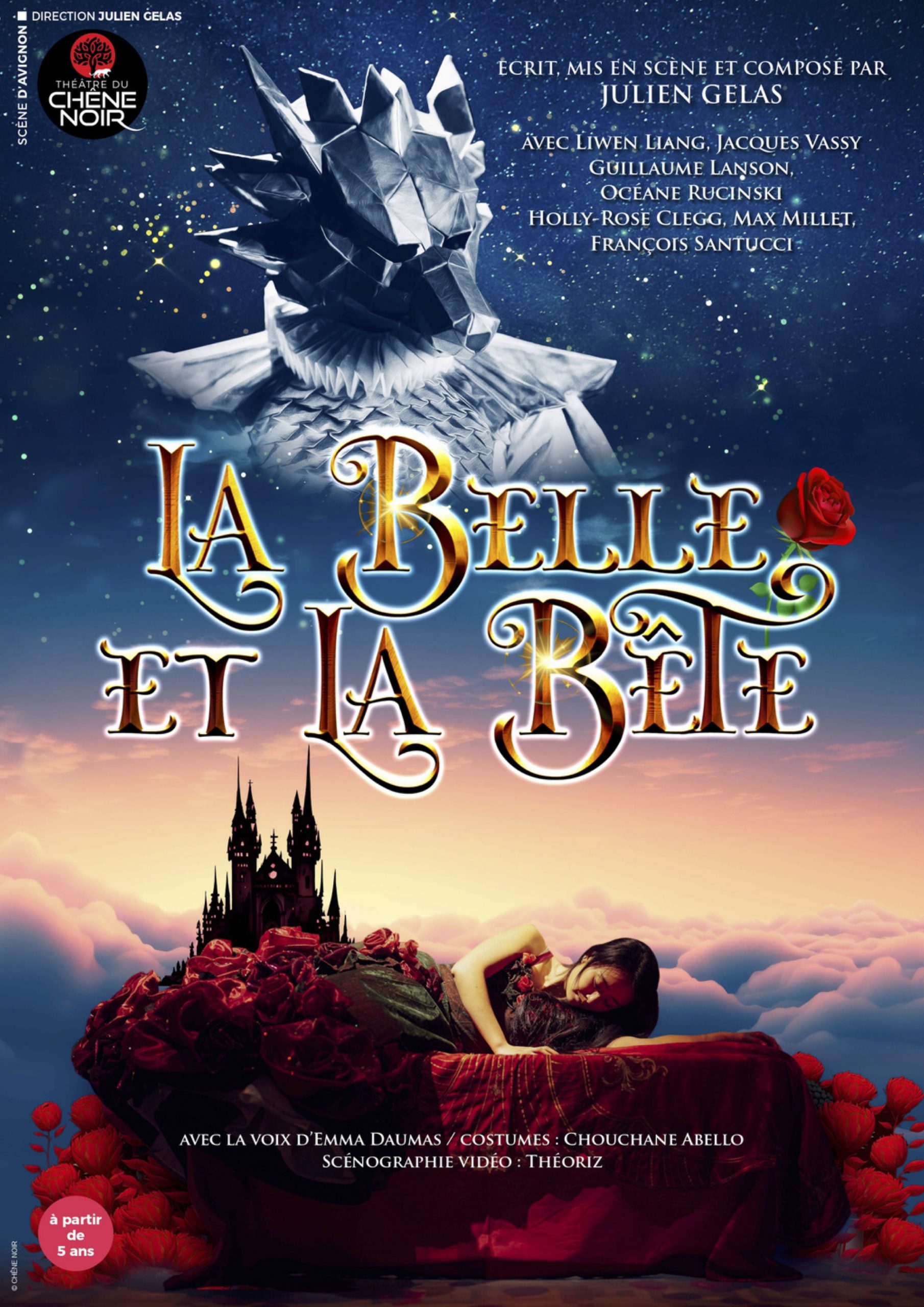 Dossier de presse La Belle et la Bête au Théâtre du Chêne Noir